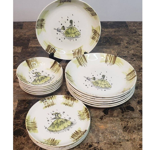 Stetson | Dining | Stetson China Company Handpainted Plates Dishes ...